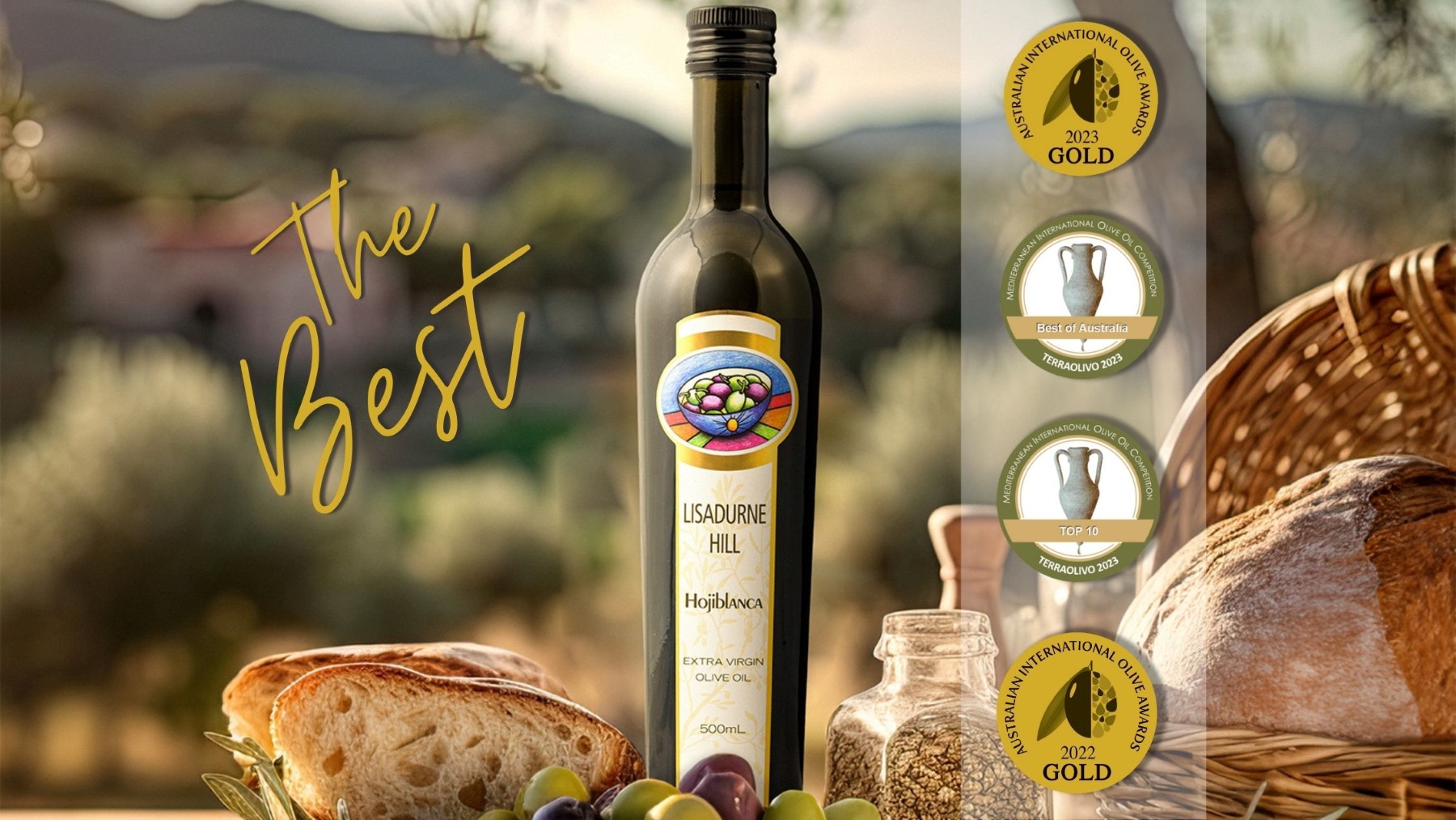 Hojiblanca One of the Best Australian Olive Oils - Lisadurne Hill